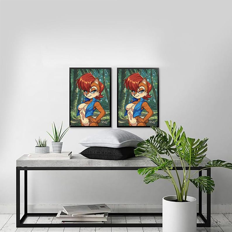 Sally Acorn - [sonic the Hedgehog] Limited Fine Art Print (framed) - Etsy
