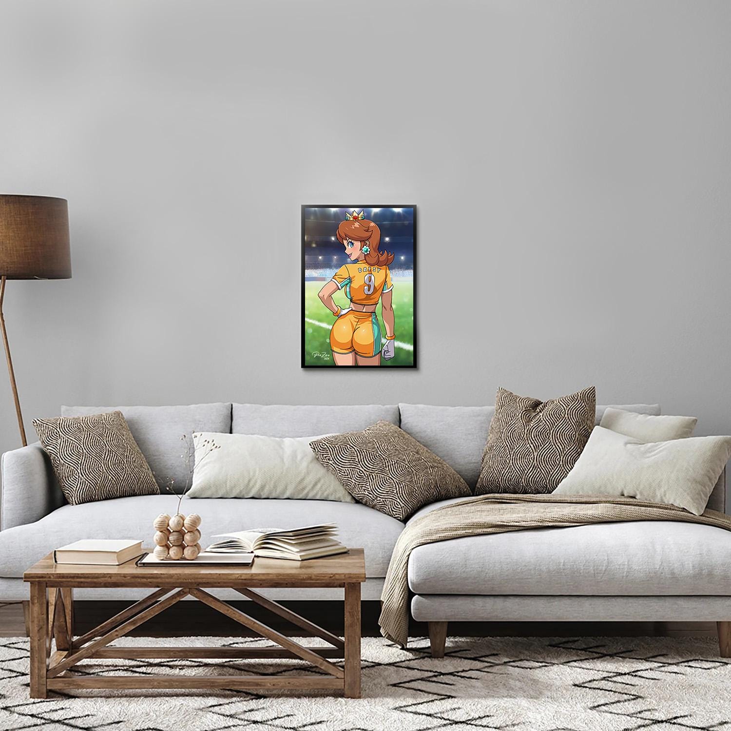 Princess Daisy - [super Mario Strikers] Limited Fine Art Print (framed ...