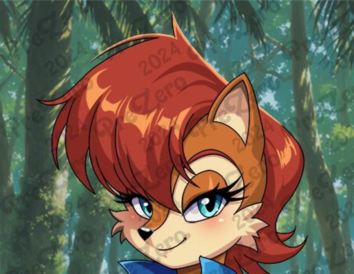 Sally Acorn - [sonic the Hedgehog] Limited Fine Art Print (framed) - Etsy