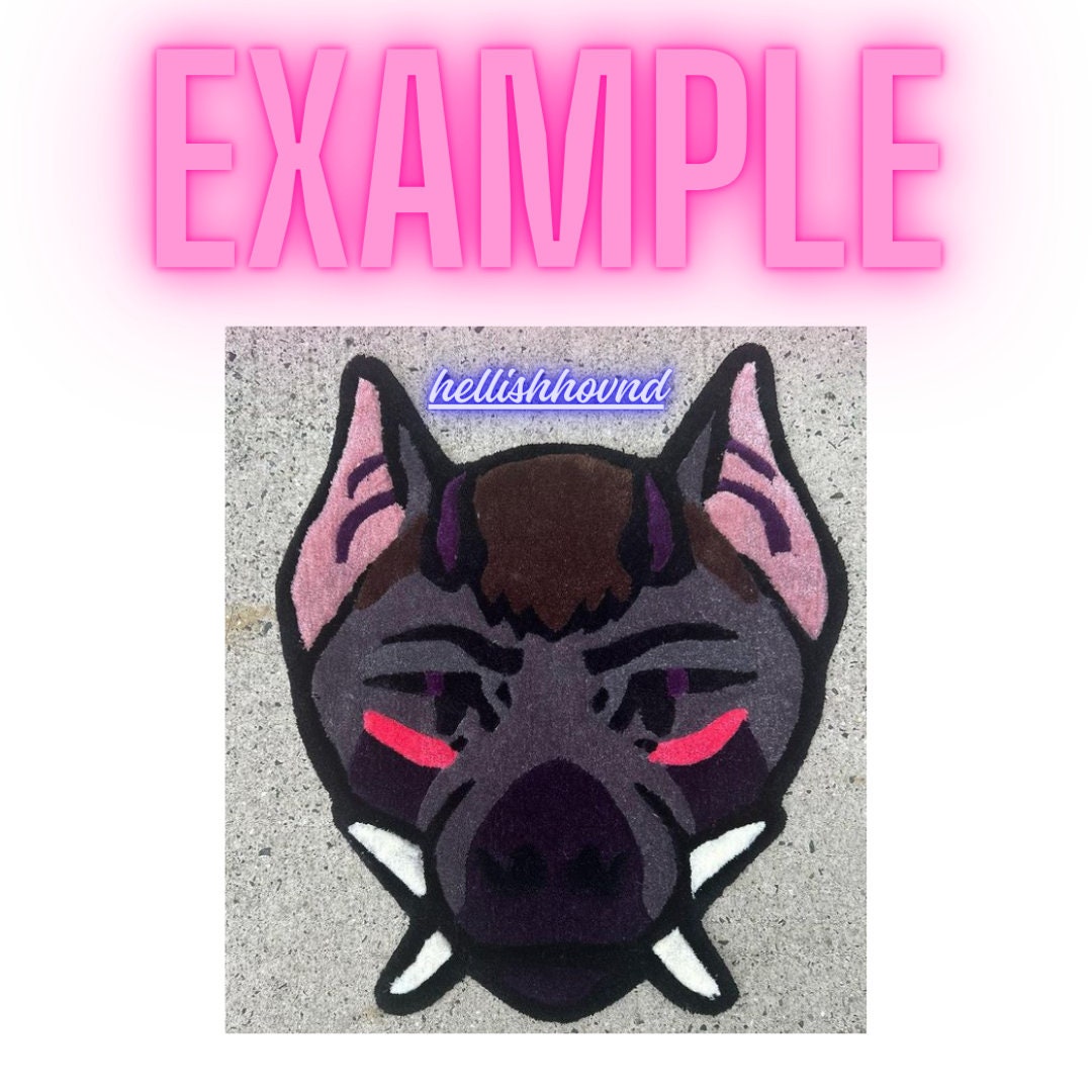 Fursona Rug Furry Rug Fursuit Furryfandom Furry Adopt Custom Furry Rug ...