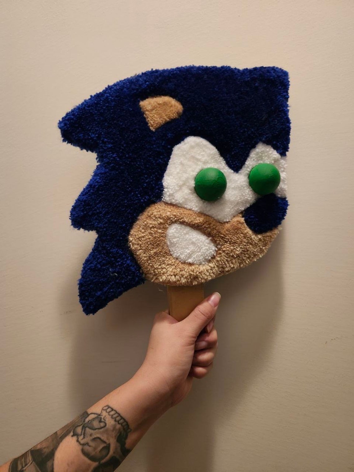 Popsicle Sonic, Fursuit Prop, Prop, Sonic Decor, Sonic Parody ...