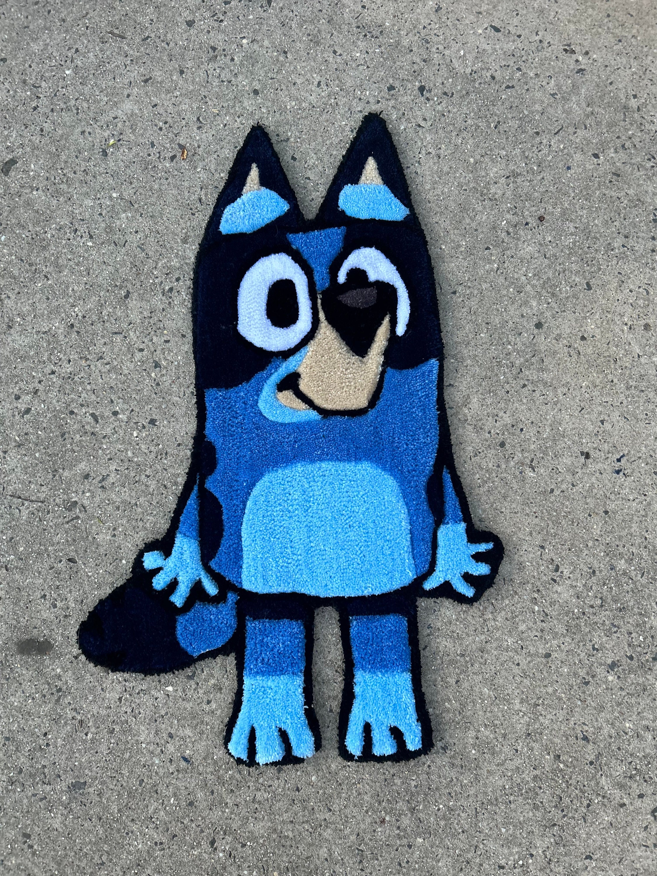 Blue Heeler Bluey Rug - Etsy