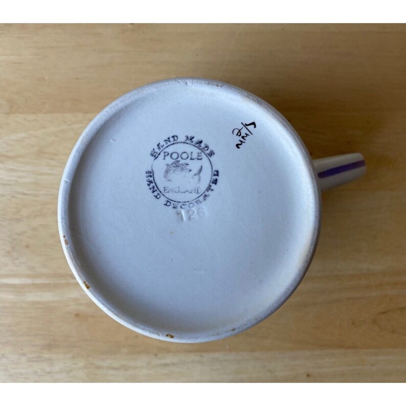 Vintage Poole Pottery Floriana Sprig 4" Mug - England - VGUC - Etsy