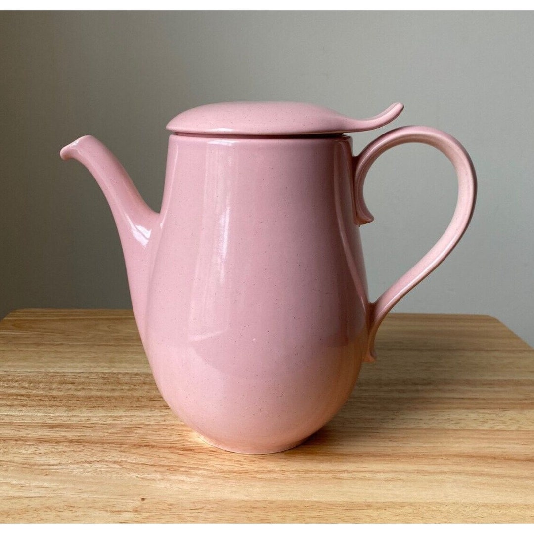 Taylor Smith Taylor PEBBLEFORD PINK 8 Cup Coffee Pot & Lid - Etsy