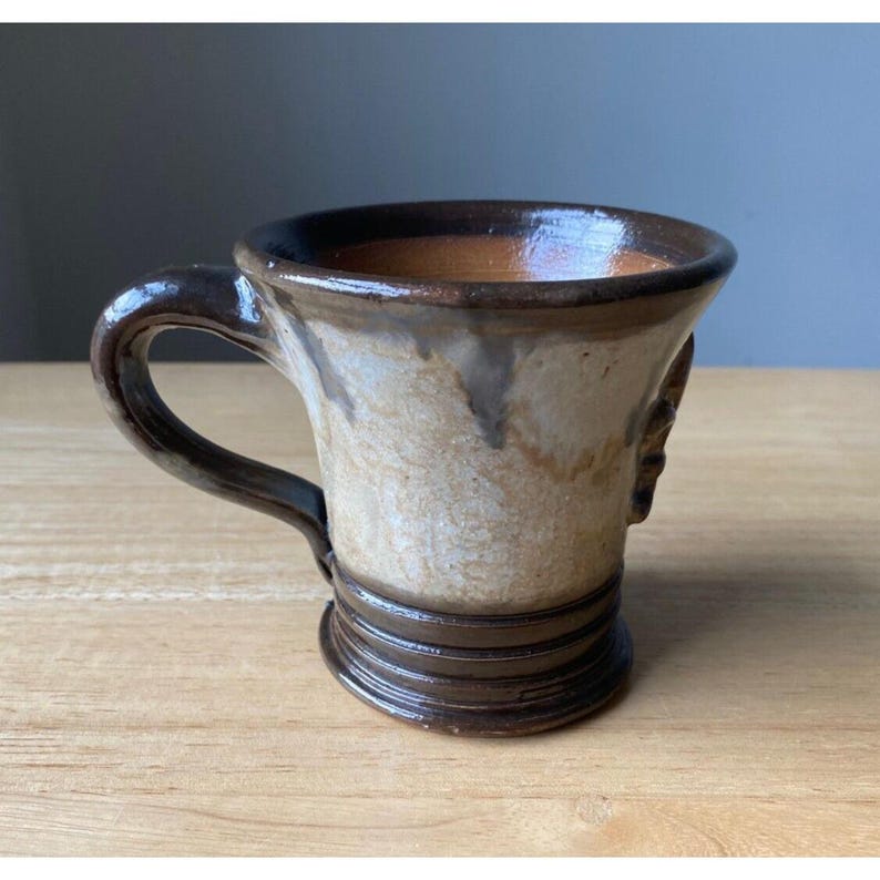 Vintage GRES LOSSON Fleur De Lis Art Pottery Mug #2 - Belgium - VGUC - Etsy