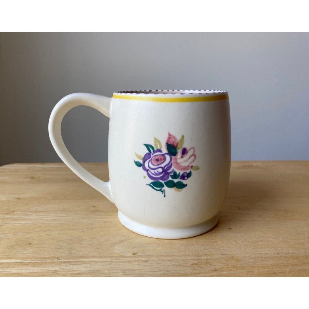 Vintage Poole Pottery Floriana Sprig 4" Mug - England - VGUC - Etsy