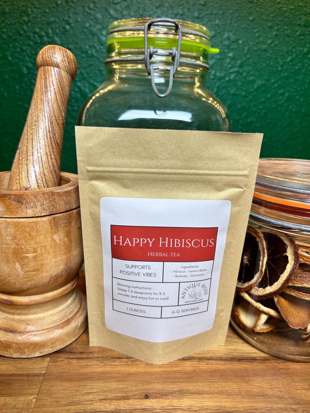 Happy Hibiscus Herbal Tea - Etsy