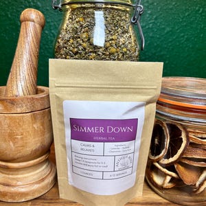 Simmer Down Herbal Tea - Etsy