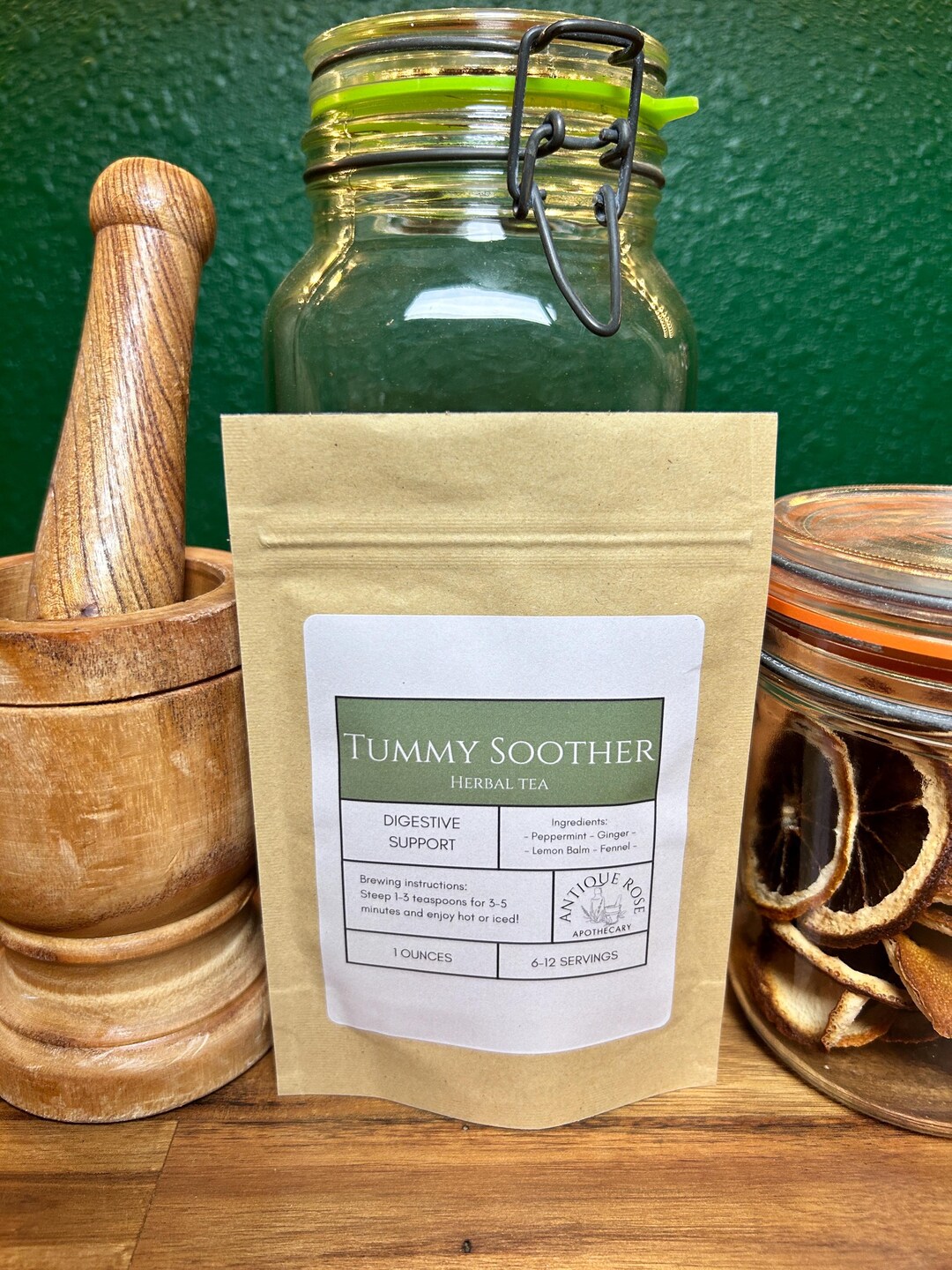 Tummy Soother Herbal Tea - Etsy
