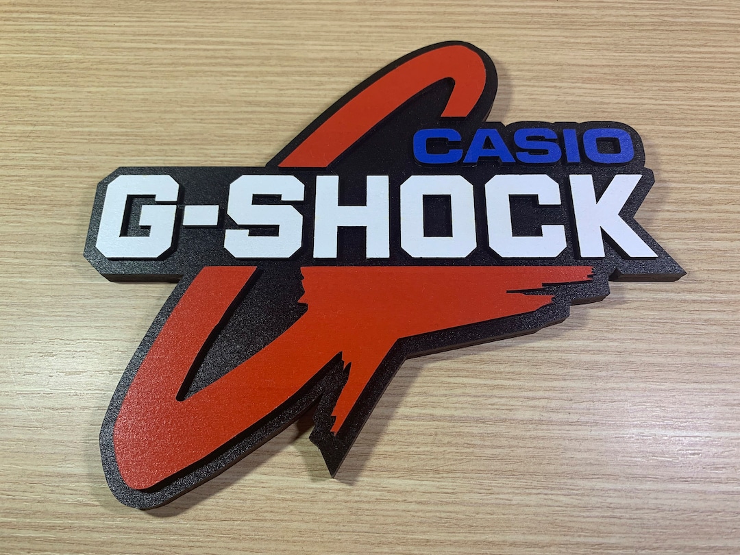 Casio G-shock Logo Wood Sign - Handmade Wall Decor - Etsy