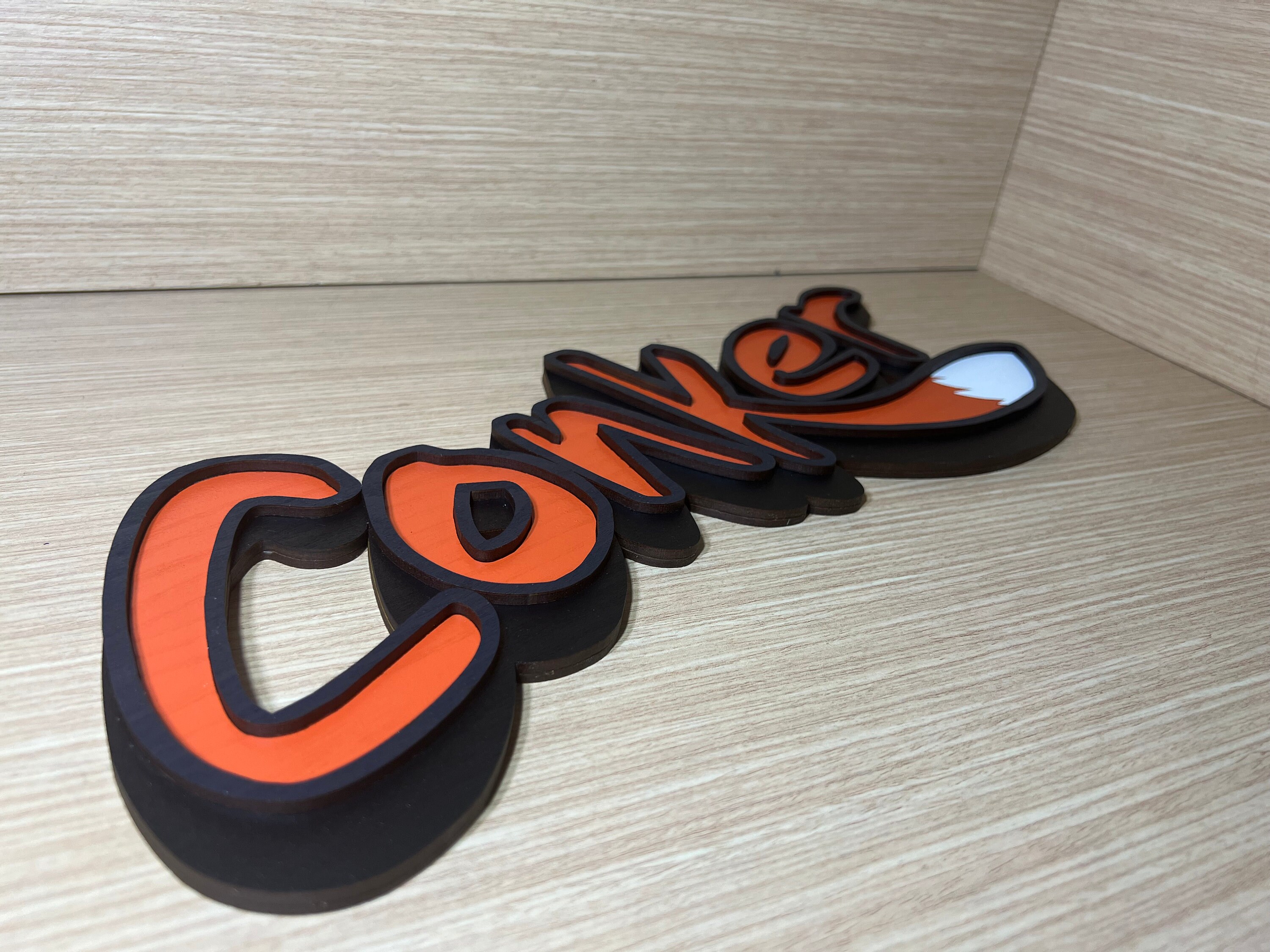 Display Sign Logo Conker in Wood Display Hang Wall Man Cave Cartel ...