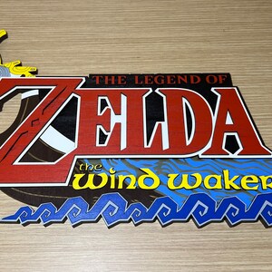 Display Sign Logo Zelda the Wind Waker in Wood Display Hang - Etsy