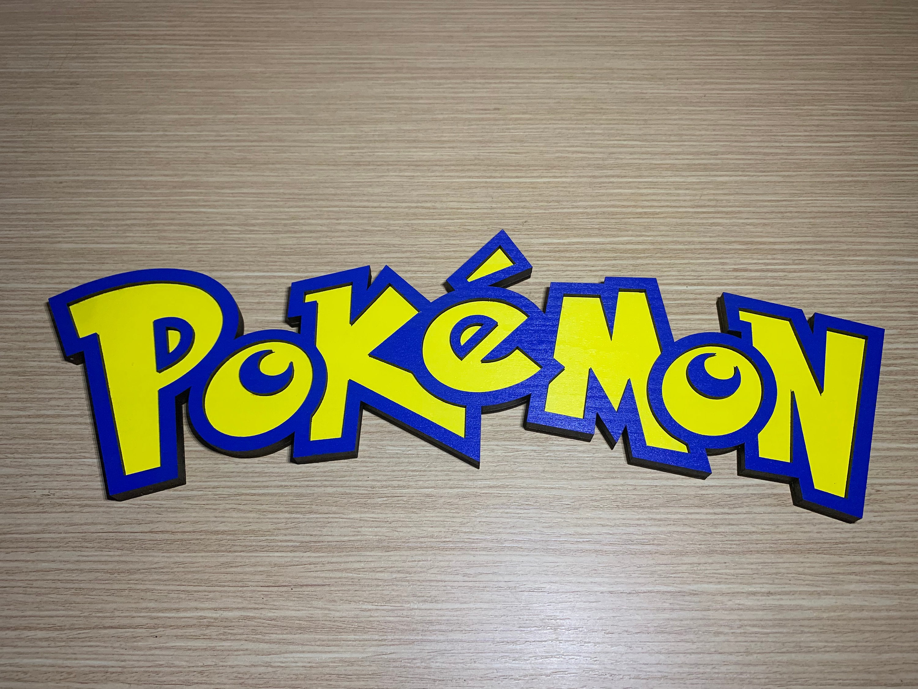 Display Sign Logo Pokemon in Wood Display Hang Wall Man Cave Cartel ...