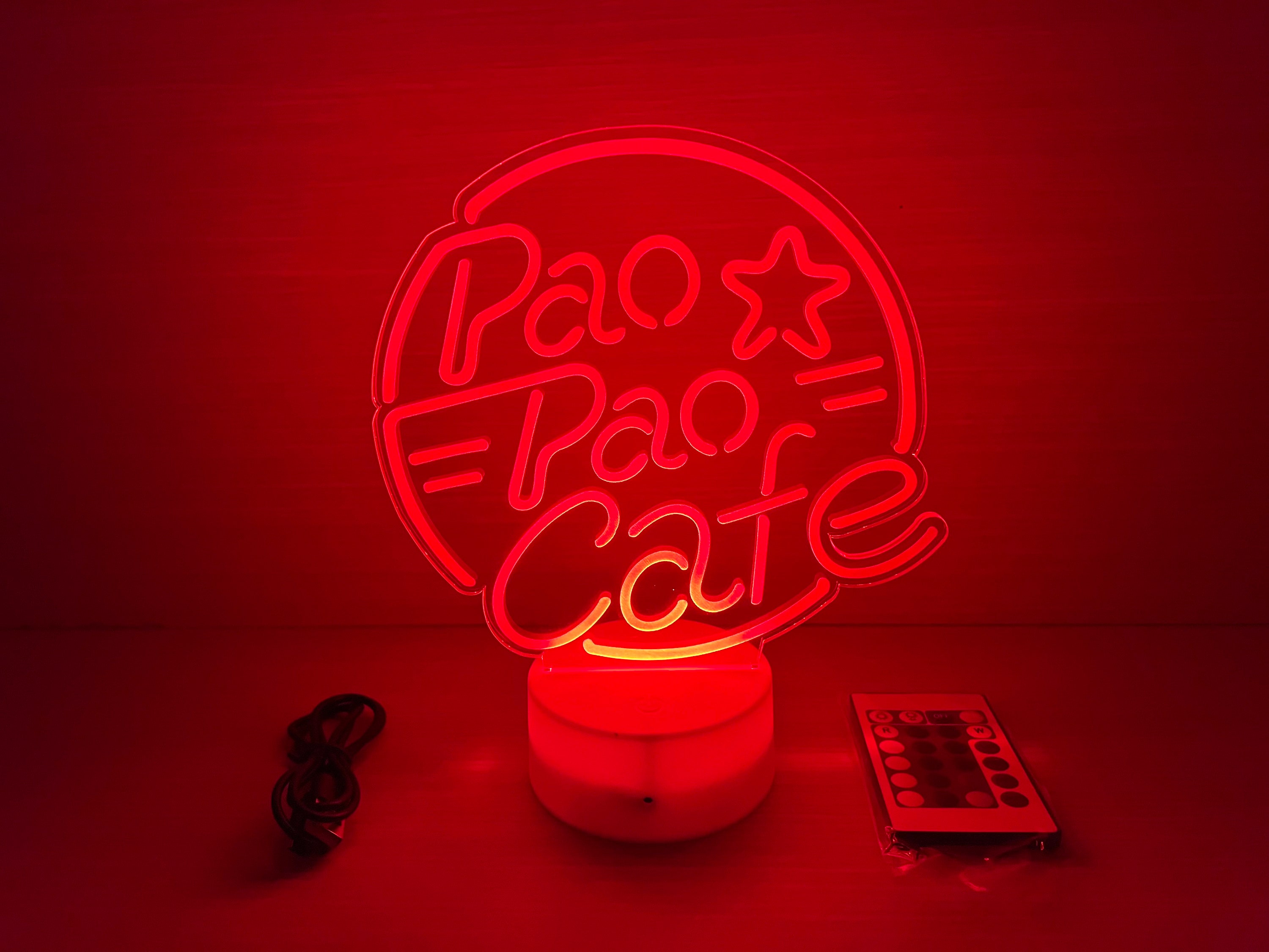 Sign Logo RGB Led Lamp Logo Pao Pao Cafe Fatal Fury Bar Neo Geo Aes Mvs ...