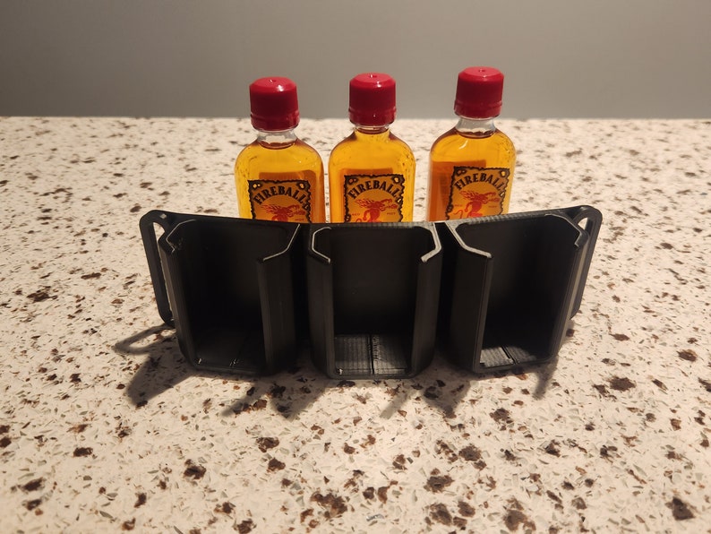 Triple Fireball Belt Holster, 50ml Red Hot Cinnamon Whisky Nipper ...