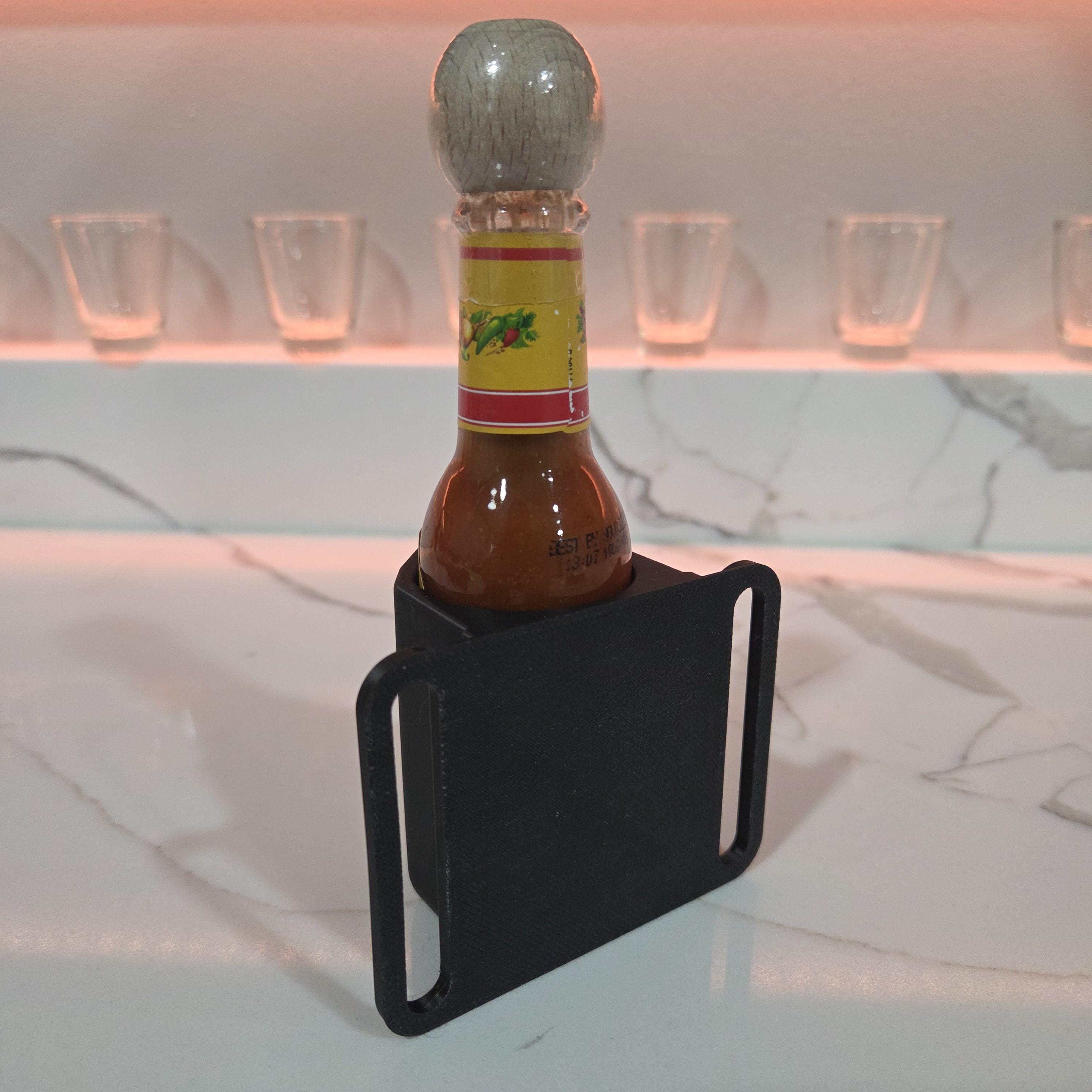 Hot Sauce Belt Holster, Mini 2 Oz Travel Sized Tactical Bottle Holder ...