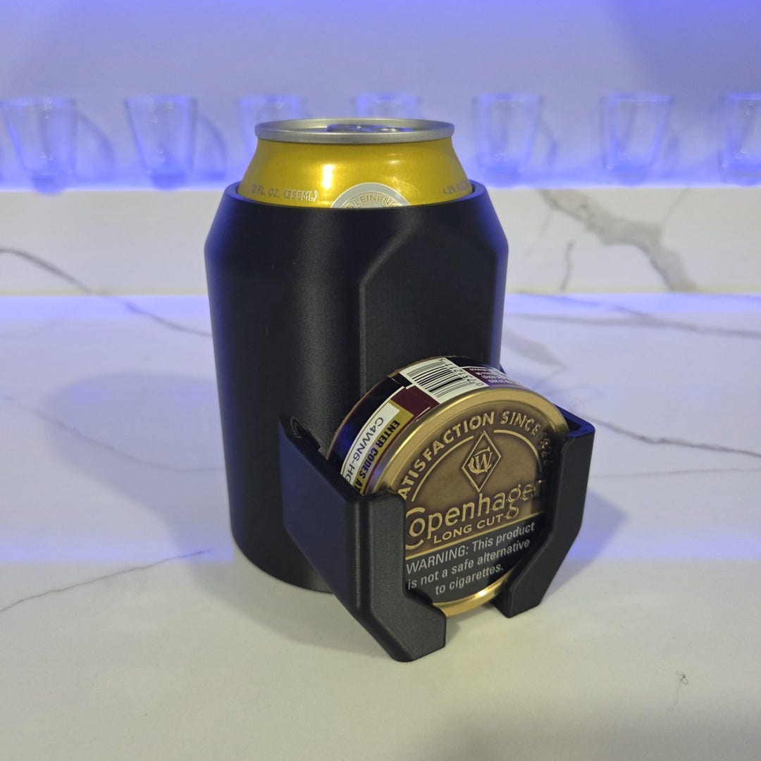 Copenhagen Long Cut and Beer Insulator, 12oz Can and Nicotine Coolie ...
