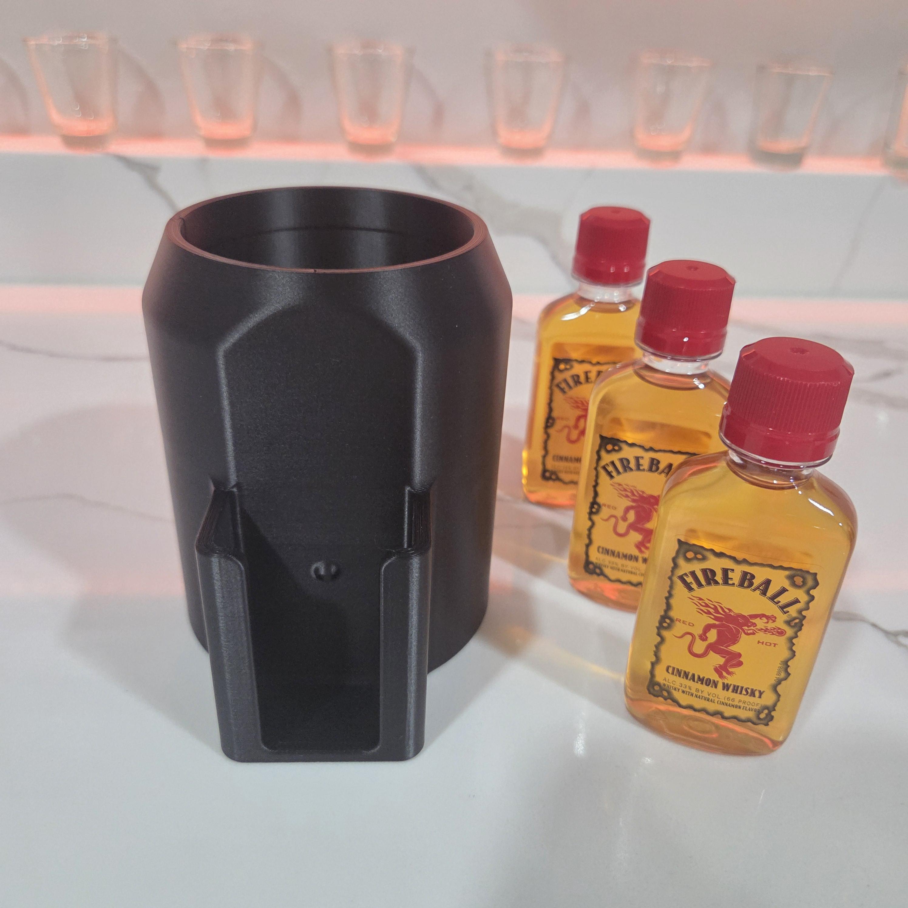 Fireball and Beer Tumbler for 50ml Red Hot Cinnamon Whisky Nipper ...