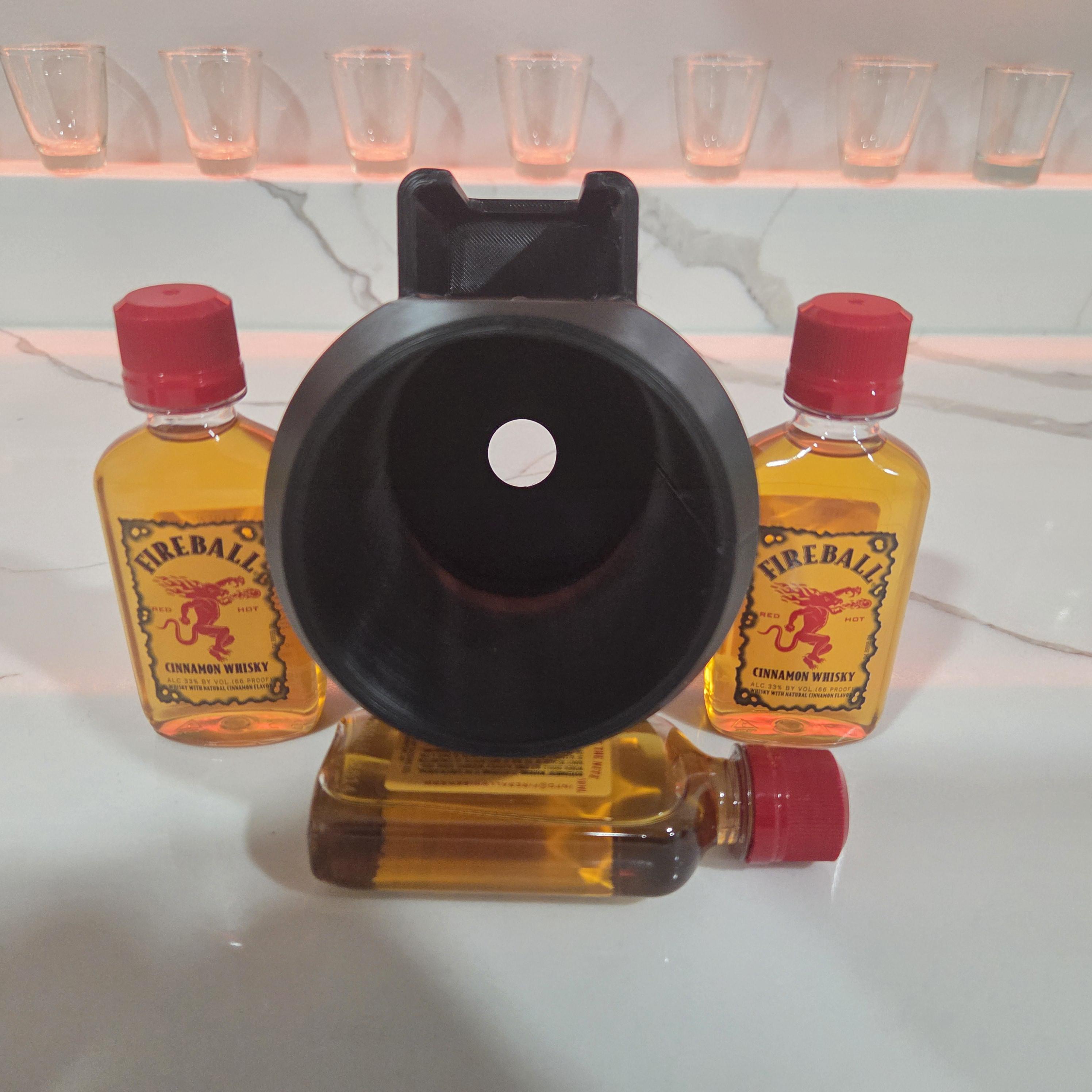 Fireball and Beer Tumbler for 50ml Red Hot Cinnamon Whisky Nipper ...