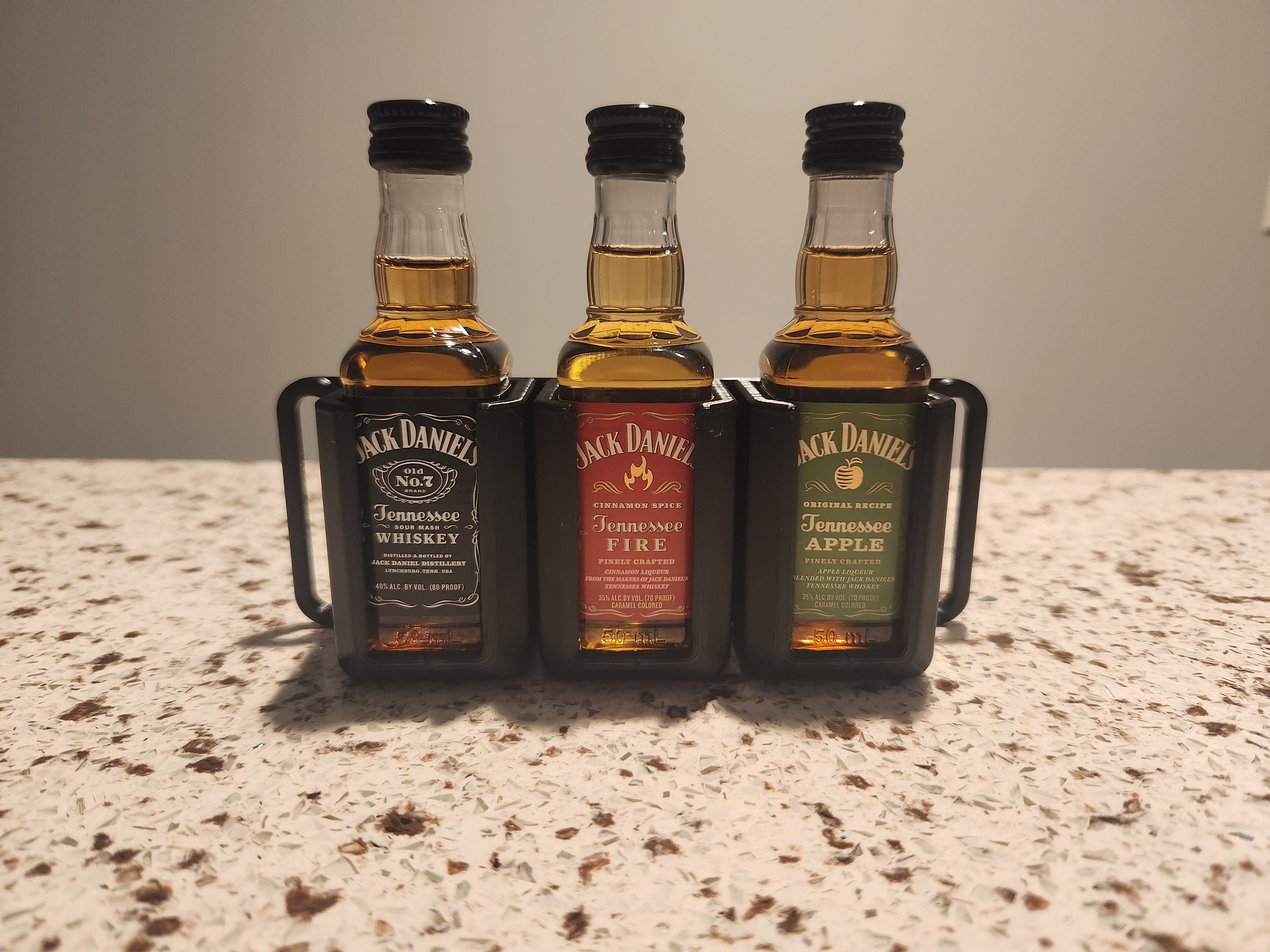 Triple Jack Daniels Belt Holster, 50ml Tennessee Whisky Nipper Bottle ...