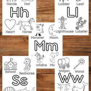 Alphabet Coloring Pages, Preschool Activity, Preschool Coloring Pages ...