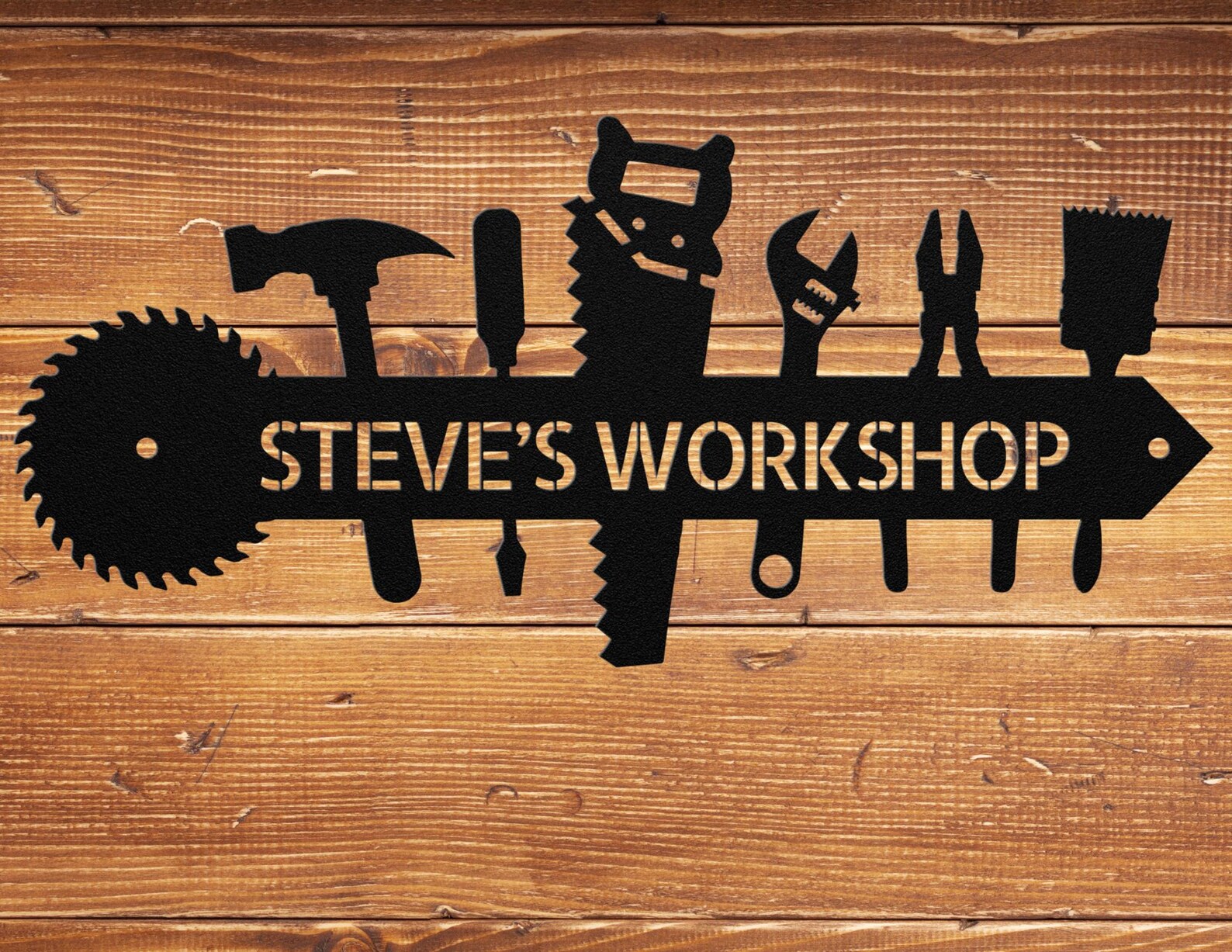 Workshop Sign, Custom Metal Workshop Sign, Personalized Workshop Sign ...