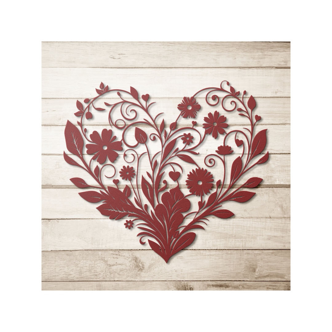 Metal Heart, Heart Wall Art, Heart Shape Decoration, Elegant Home Decor ...