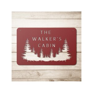 Custom Cabin Sign, Cabin Name Sign, Family Name Cabin Sign, Rustic ...