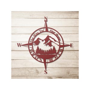 Custom Compass Coordinates Sign, Home Coordinates Sign, Latitude ...