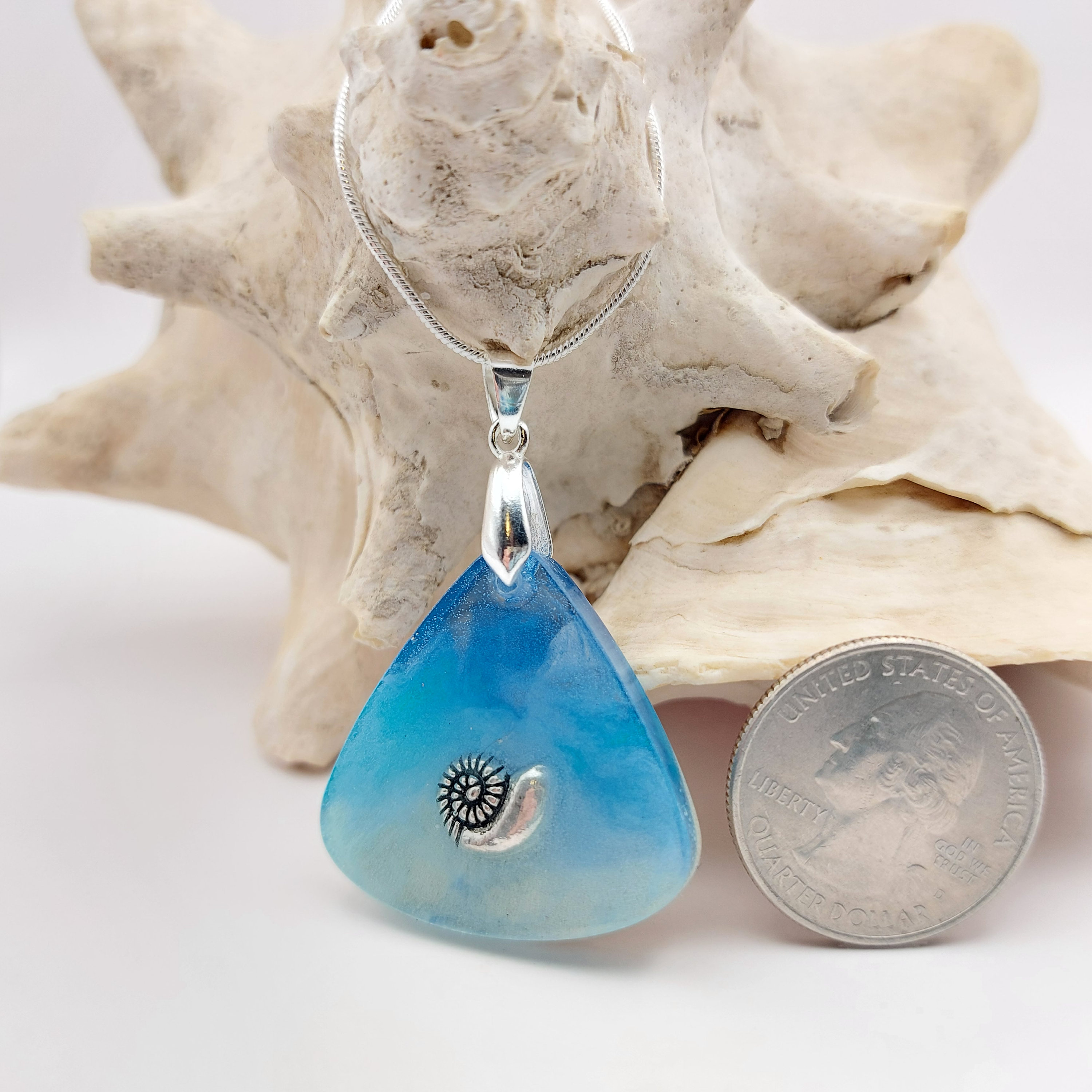 Seashell Necklace, Ocean Necklace, Beach Sand Necklace, Beach Jewelry ...