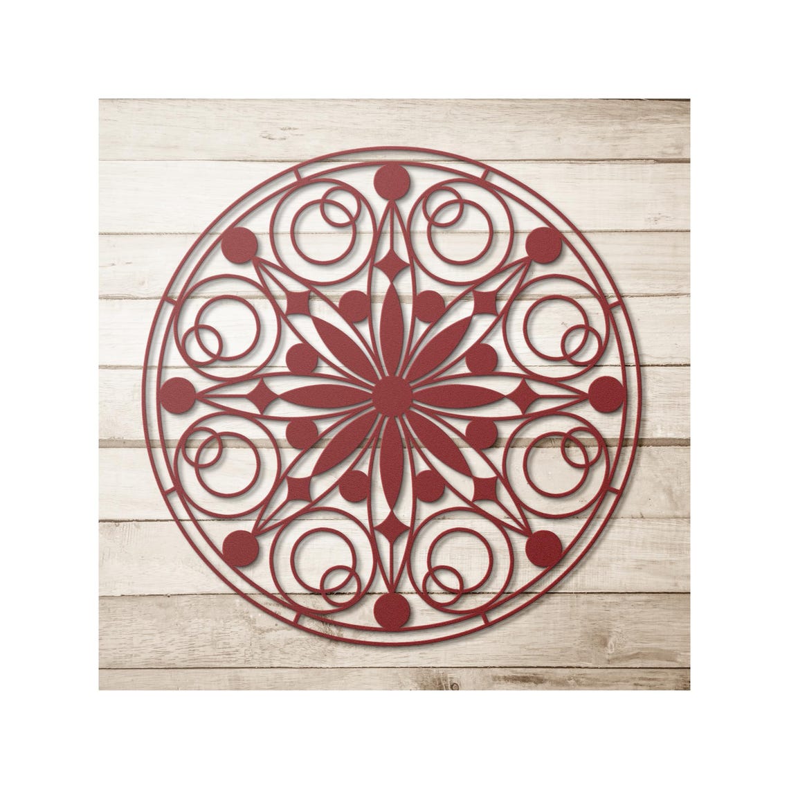 Mandala Wall Art, Metal Mandala Sign, Metal Wall Art, Zen Home Decor ...