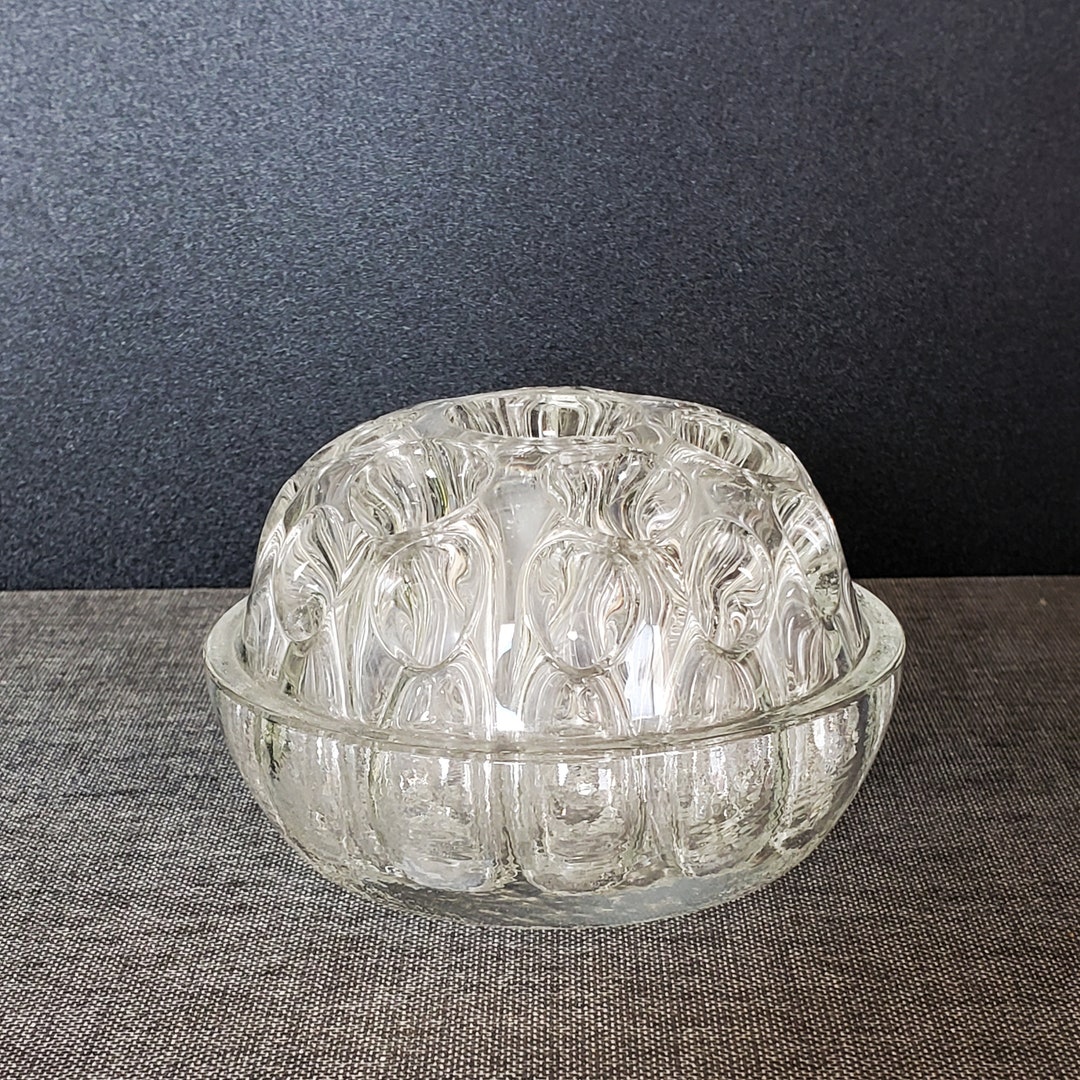 4 Inch Clear Glass Flower Frog, Made in France - Etsy