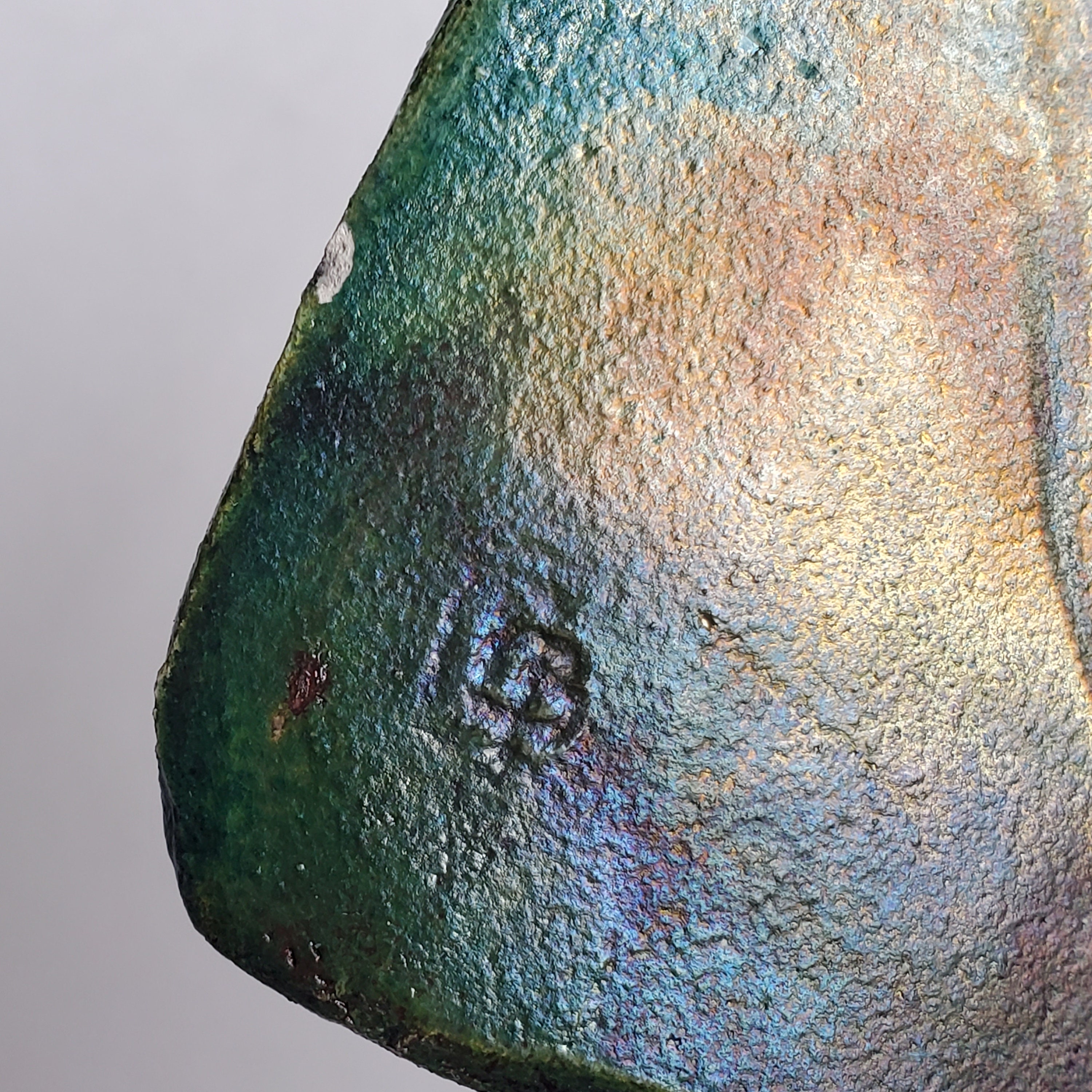 Priscilla Fursdon Green Raku Pottery Lady in Cloak, Studio Pottery ...