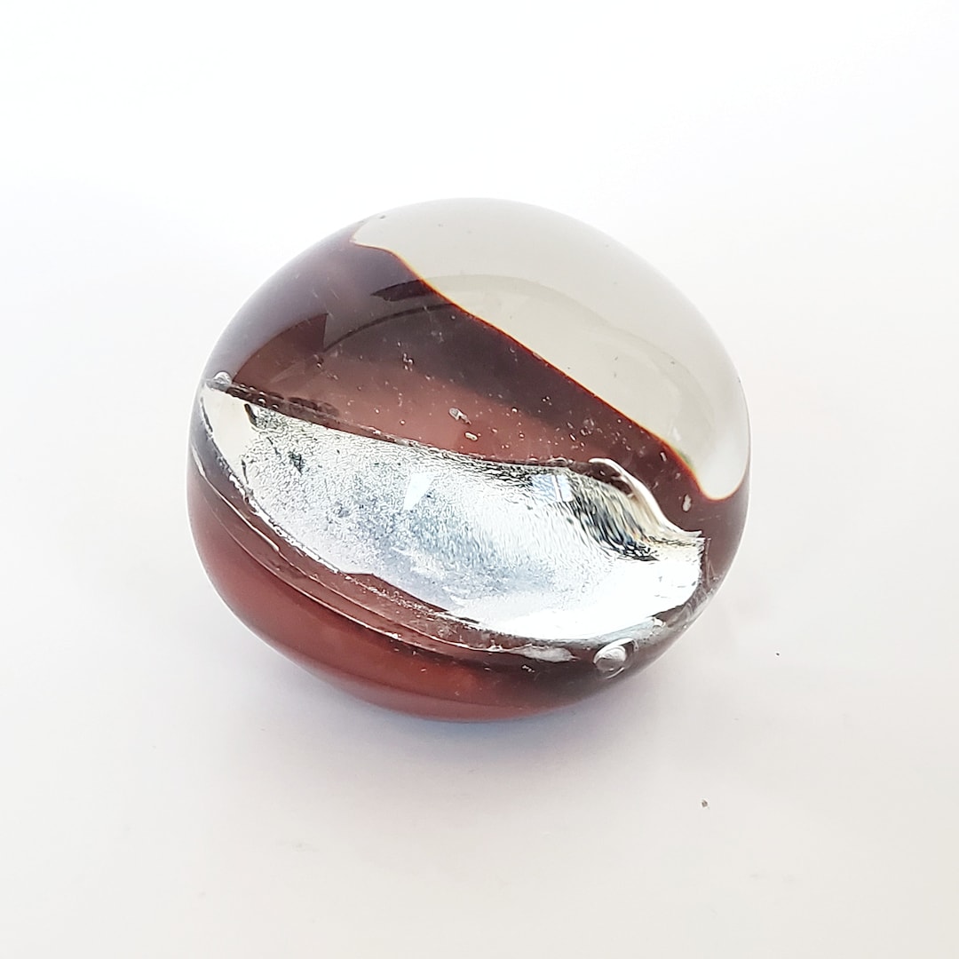 Small Art Glass Ball Paperweight, Art Glass Orb, 2.5 Inch Ball ...