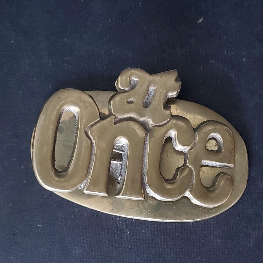 Brass at Once Spring Paper Clip, Letter Holder, Vintage Brass Home ...