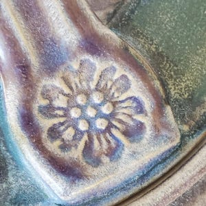 Robin Hopper Art Pottery Hand Painted Ceramic Round Casserole, Floral ...