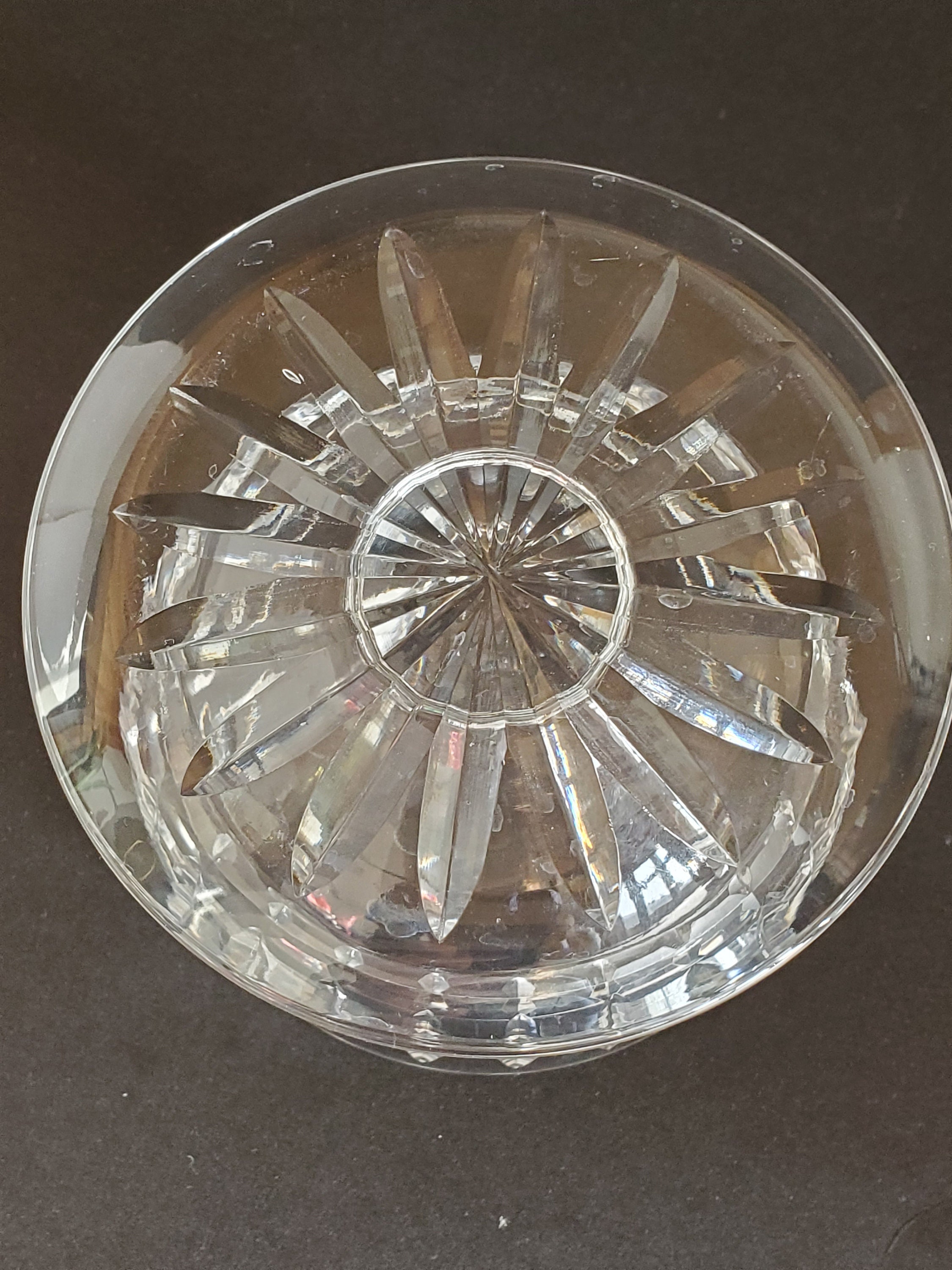Waterford Glenmore Footed Dessert Bowl, Waterford Cut Crystal, Vintage ...