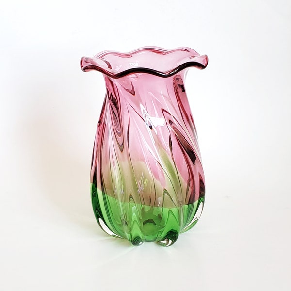 Watermelon Glass Vase - Etsy