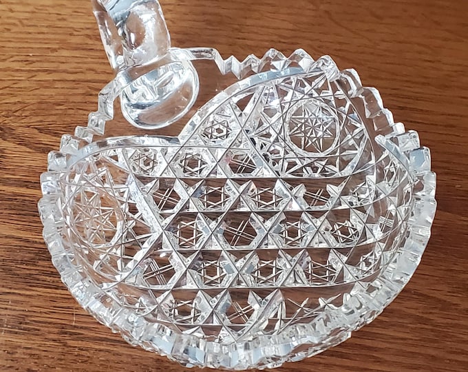 Small ABP Bowl, Gundy-clapperton Cut Glass Deep Nappy, Canadian Cut ...