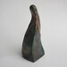 Priscilla Fursdon Green Raku Pottery Lady in Cloak, Studio Pottery ...