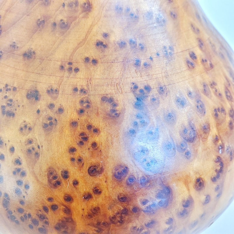 9 Inch Tall Burl Wood Vase, Wood Home Décor - Etsy