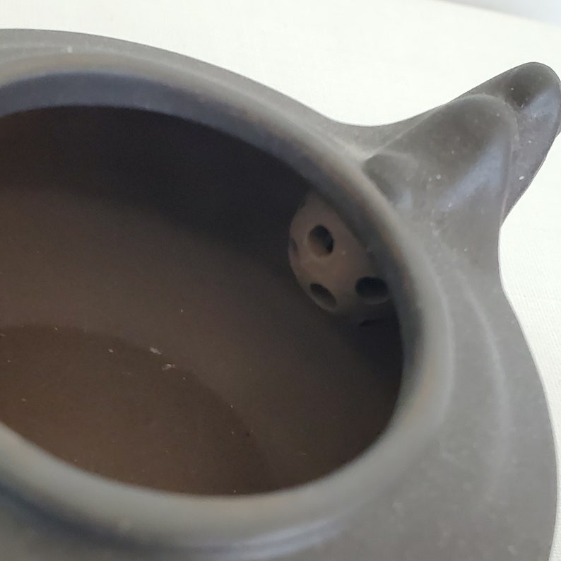 Purple Clay Chinese Tea Set With Foo Dog, Ceramic Tea Set, Mini Teapot ...