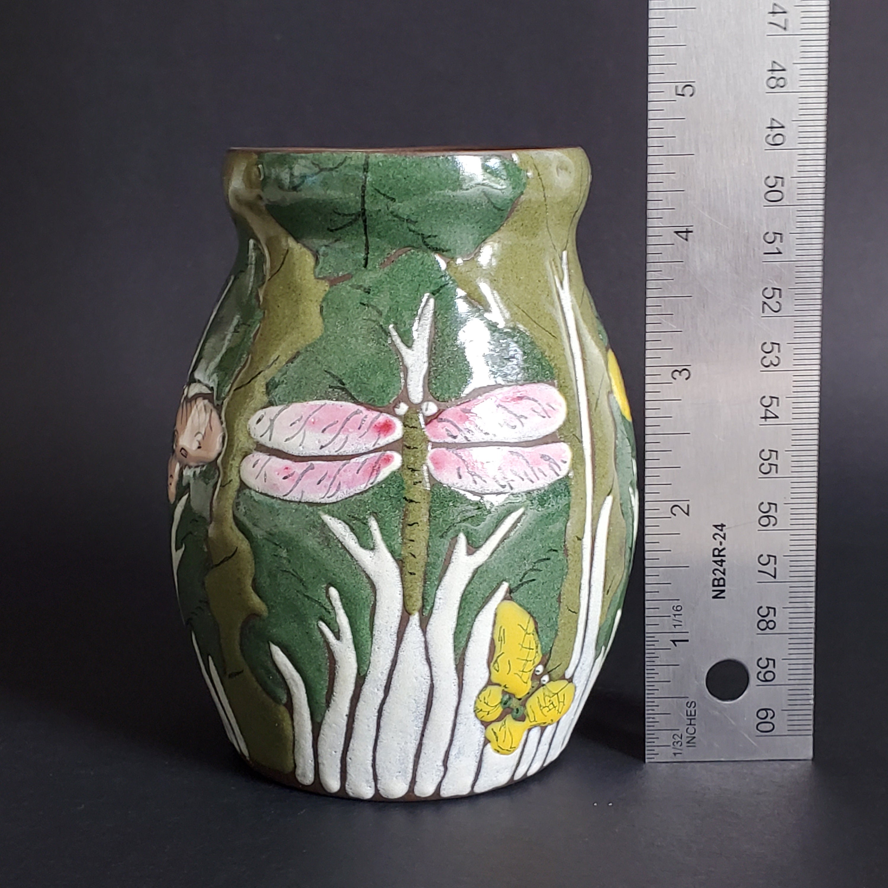 Art Pottery Redware Chinese Ceramic Vase Made by Liu Huadi - Etsy