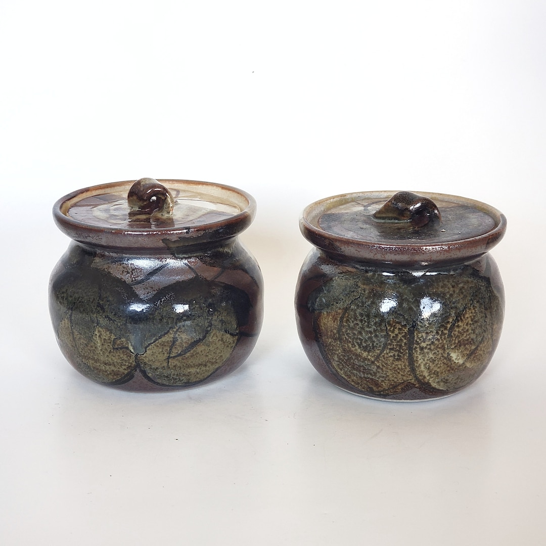 Bruce Nyeste Ceramic Honey Pots, Mud Sweat and Tears Pottery, Canada ...