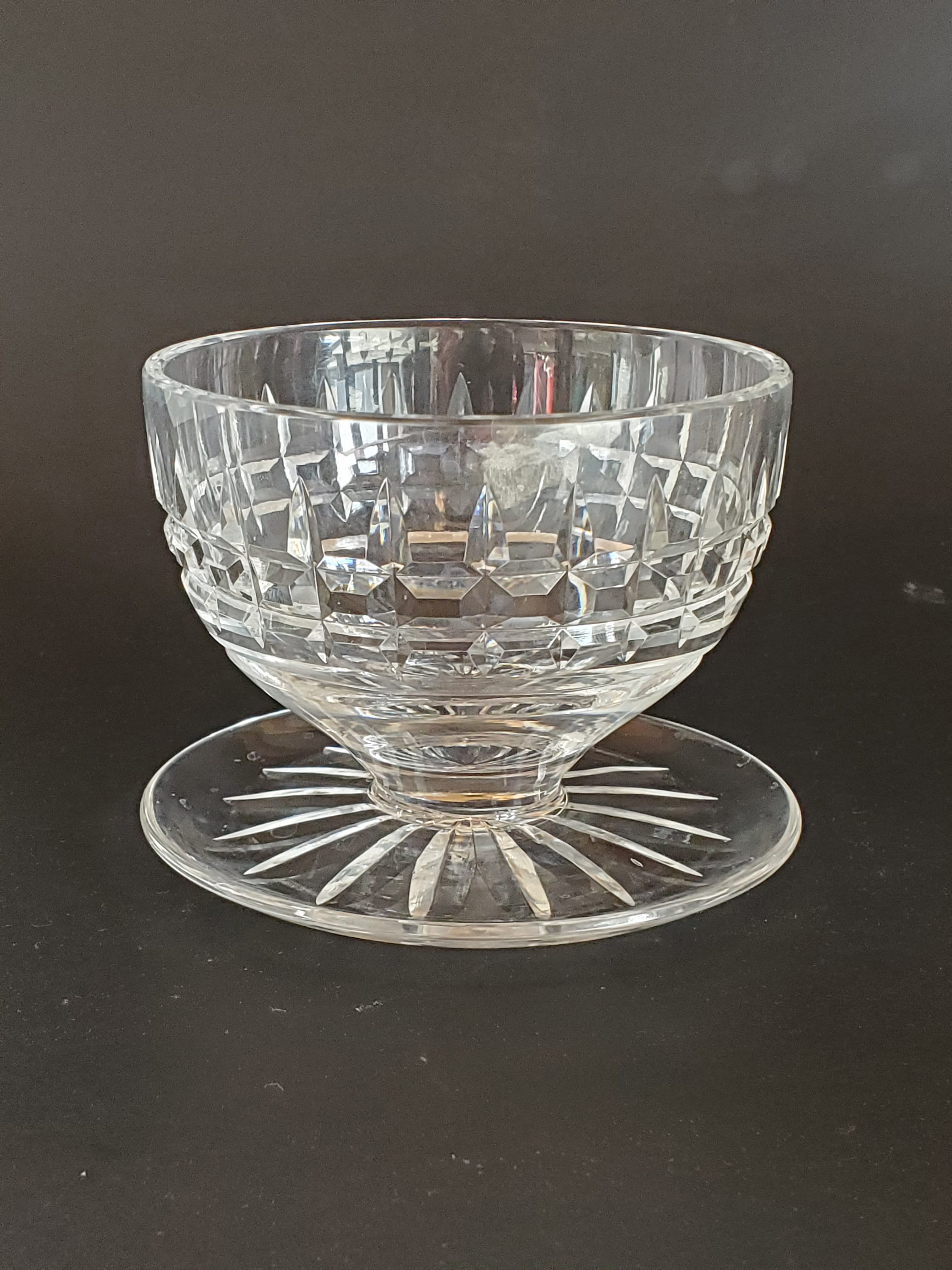 Waterford Glenmore Footed Dessert Bowl, Waterford Cut Crystal, Vintage ...