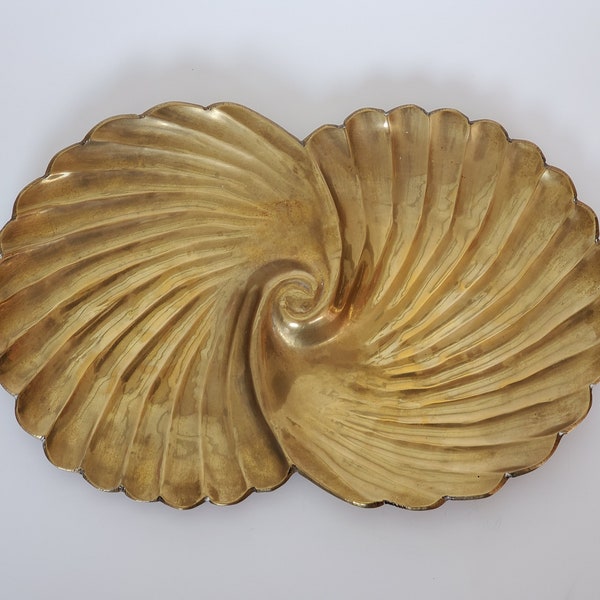 Brass Shell Dish - Etsy