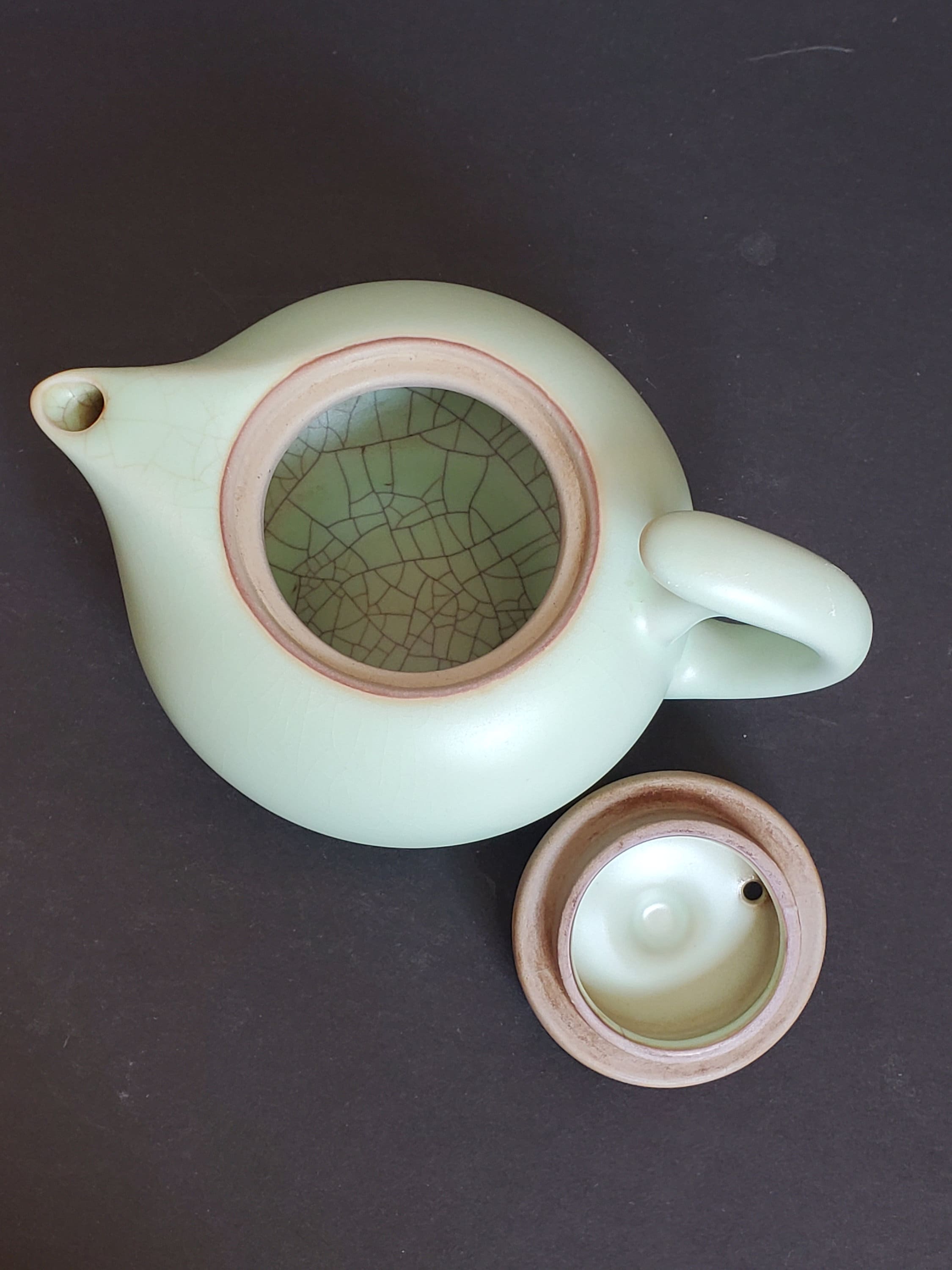 Celadon Ceramic Tea Set Celadon Glaze Porcelain Mini Teapot - Etsy