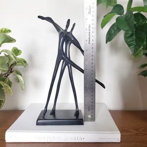 Bodrul Khalique Metal Dancers Statue, Bronze Minimalist Human Figurine ...