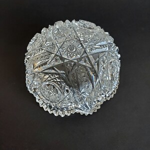 Small ABP Bowl, Gundy-clapperton Cut Glass Deep Nappy, Canadian Cut ...