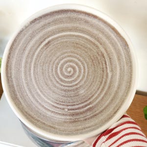 Robin Hopper Art Pottery Hand Painted Ceramic Round Casserole, Floral ...